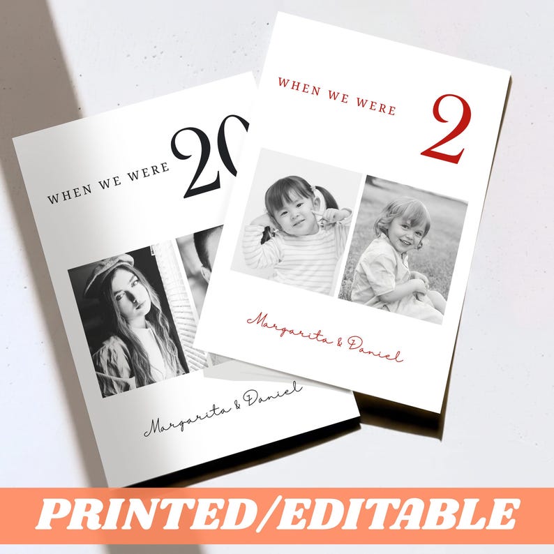 PRINTED+SHIPPED Photo Table Number, Custom Photo Table Numbers, Table ...