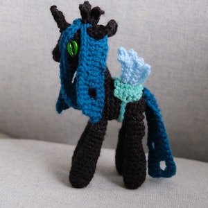 Queen Chrysalis My Little Pony MLP Simple Mini Amigurumi Crochet ...