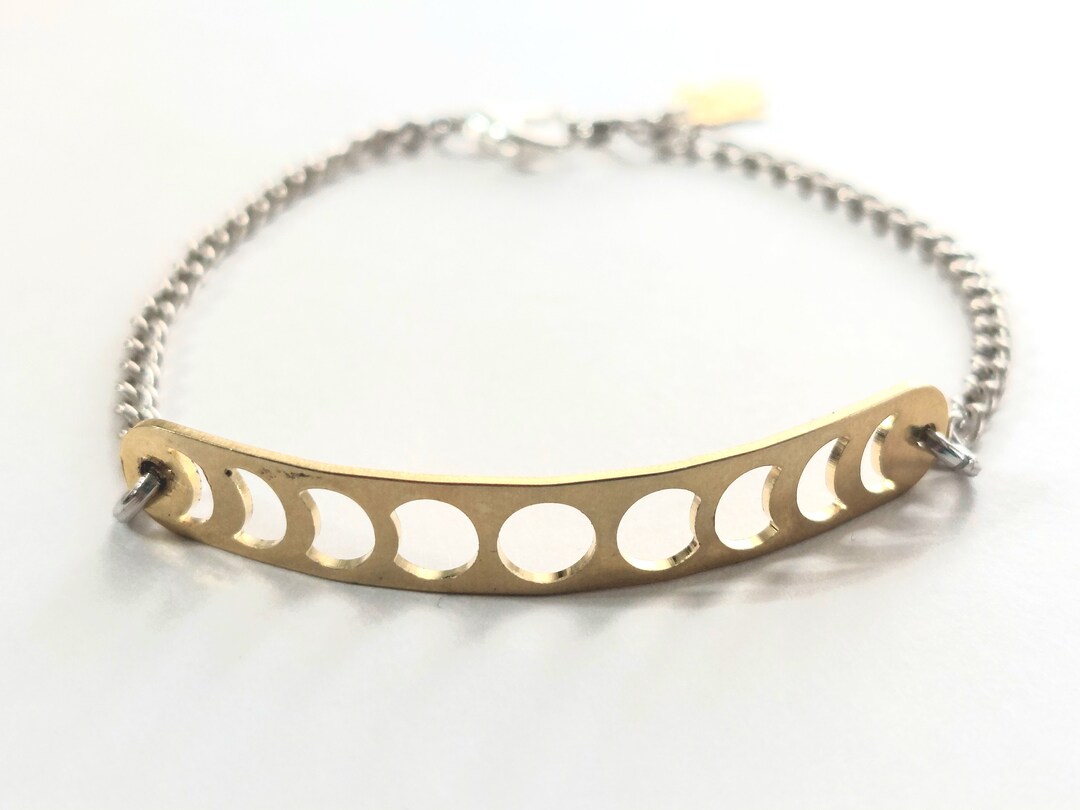 Moon Phase Bracelet Spiritual Connection Celestial Elements Hasma Hands ...