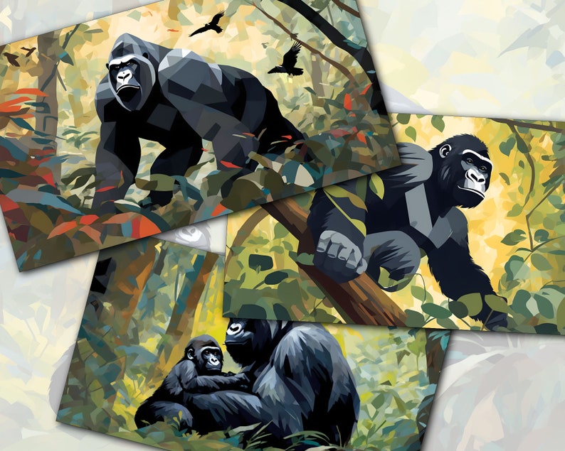Mighty Gorilla Minimalist Desktop Wallpaper Pack - 12 Horizontal ...