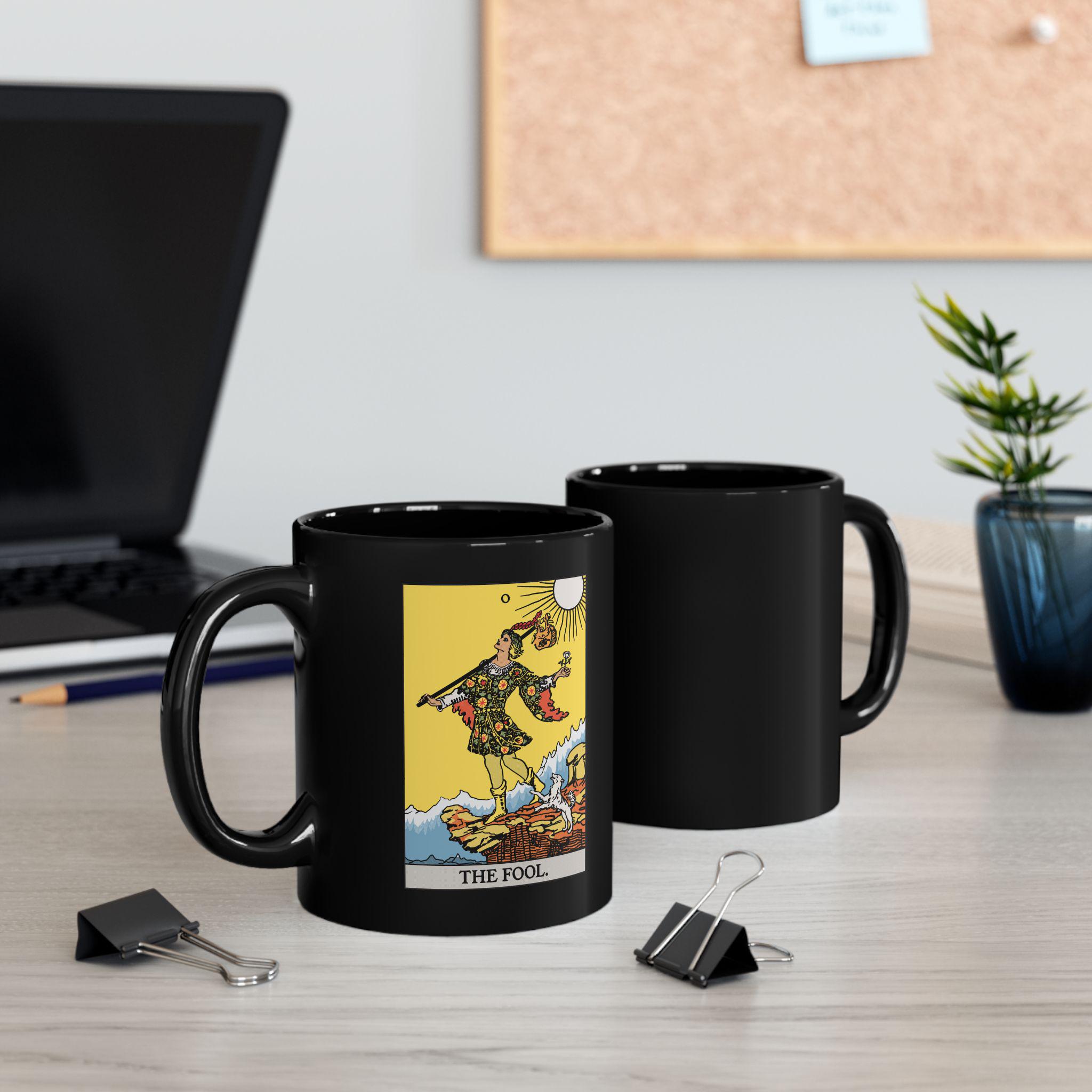 Custom Tarot Mug Personalized | the Fool Tarot Card | Tarot Reader Gift ...