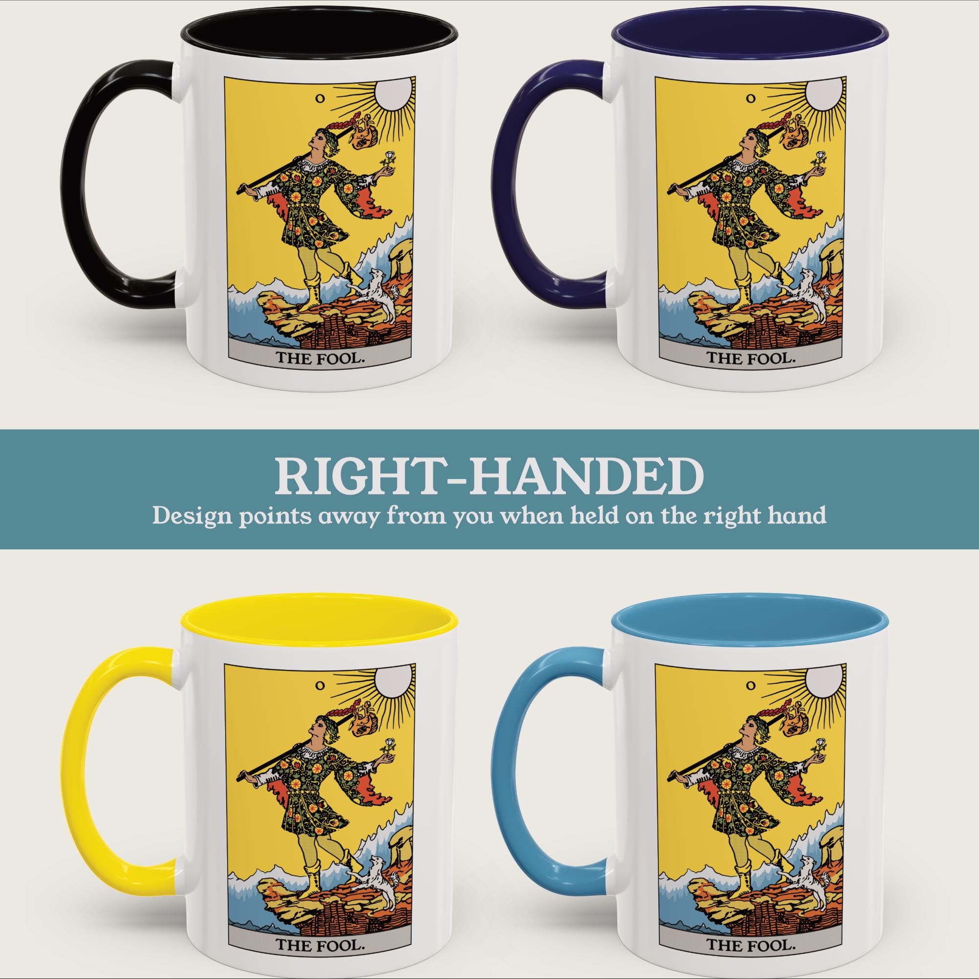Custom Tarot Mug Personalized | the Fool Tarot Card | Tarot Reader Gift ...