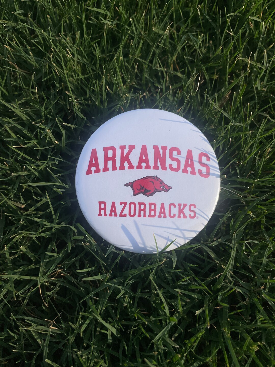 Arkansas Razorback Licensed Game Day Pin or Pinback Button for School ...