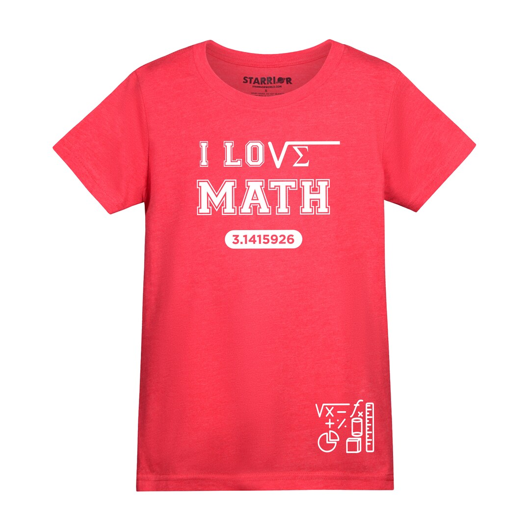 Ultra Soft 'I Love Math' Shirt - Etsy