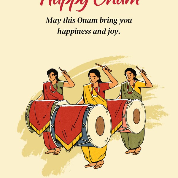 Printable Onam Card - Etsy