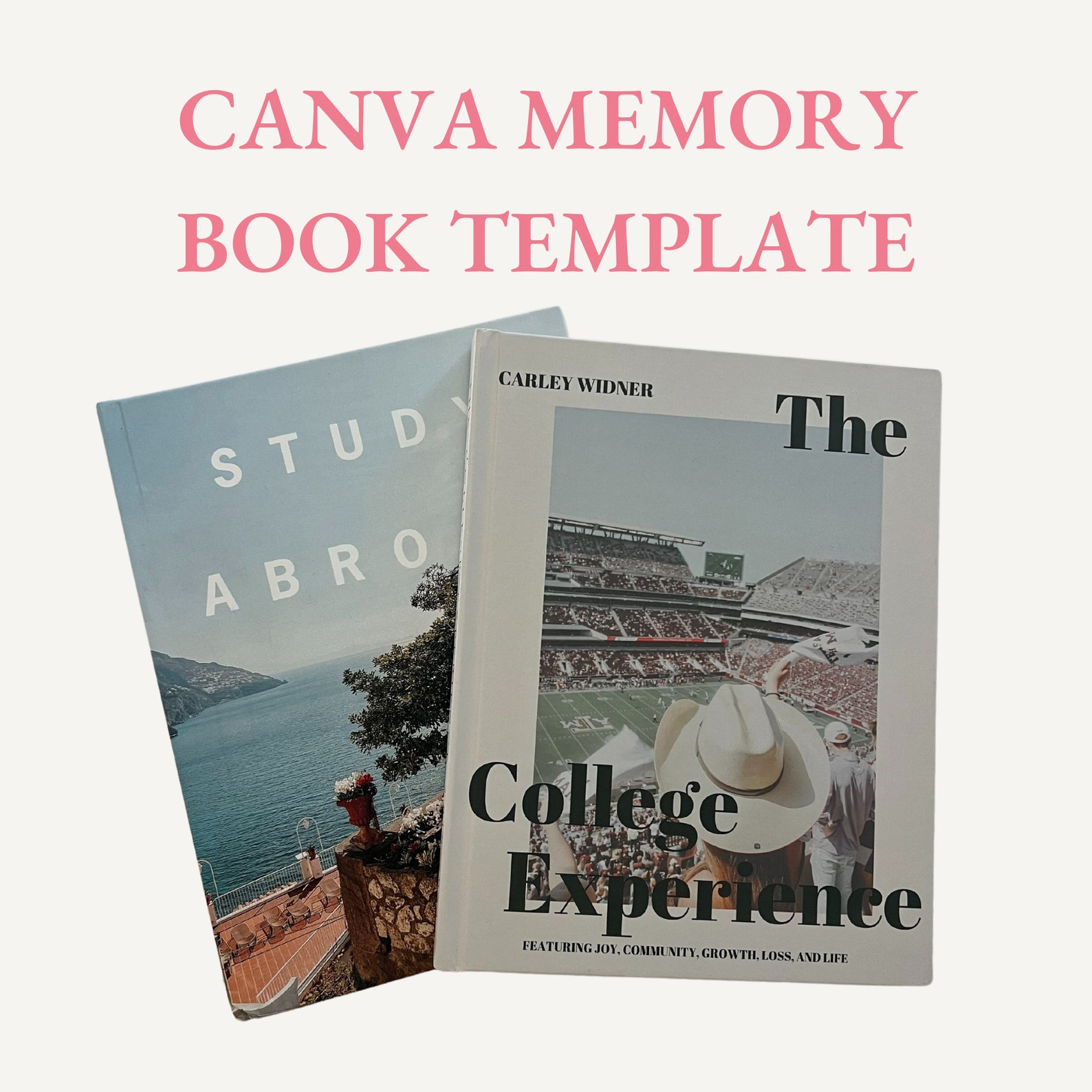 Memory Book Template Fully Customizable on Canvadigital Download - Etsy