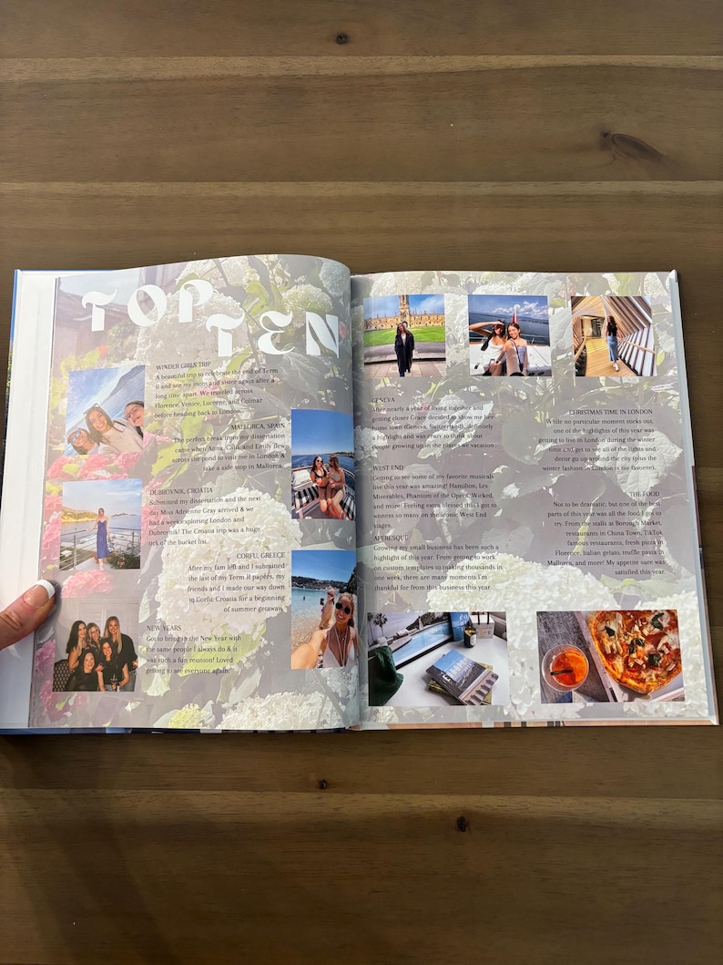 Yearbook Template---fully Customizable Canva Template to Document Your ...