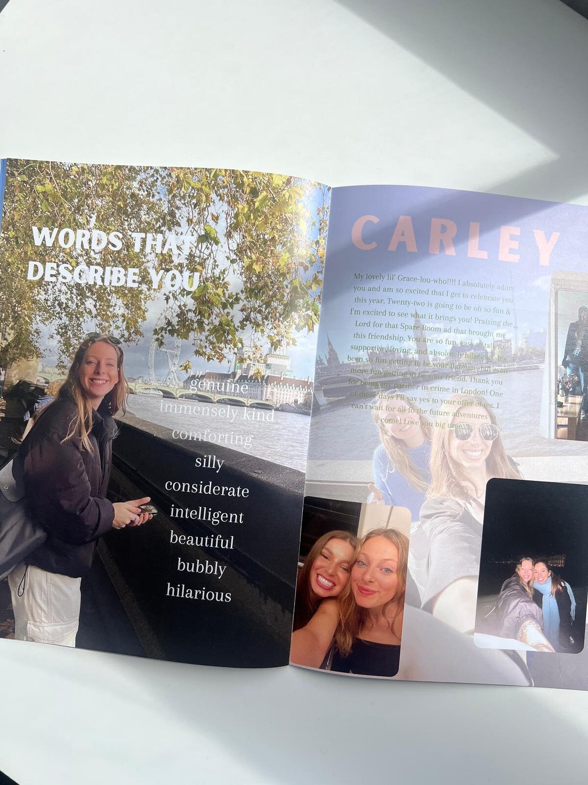 Appreciation Book Template for Birthdays, Holidays, and Bridal Parties ...