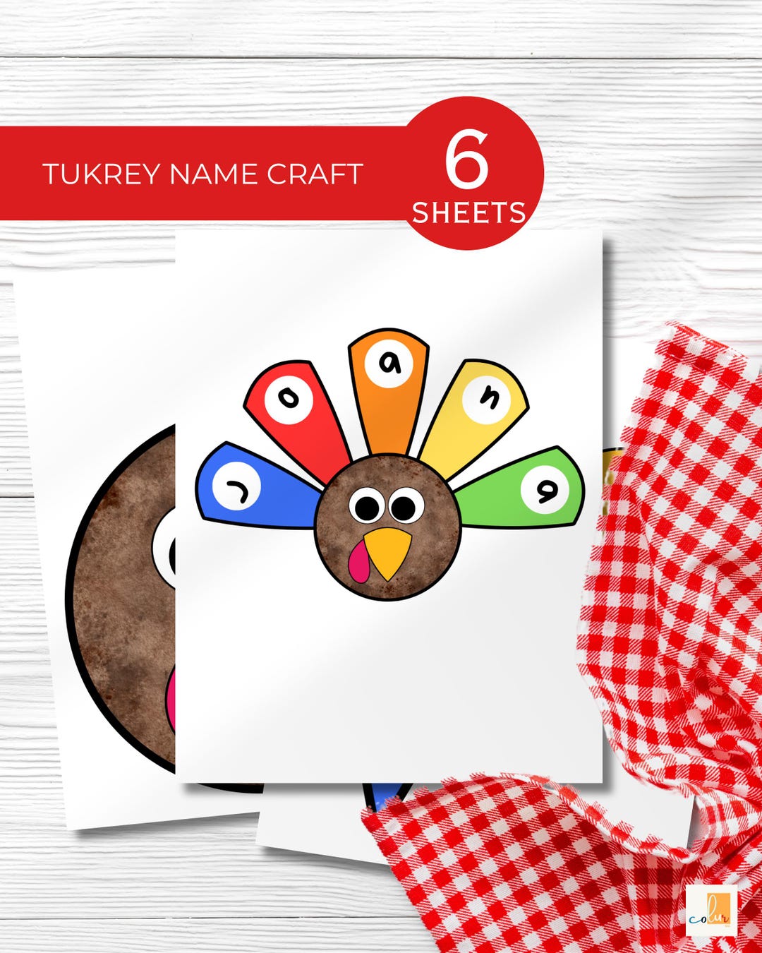 Turkey Name Craft Printable | Thanksgiving Name Activity for Kids ...