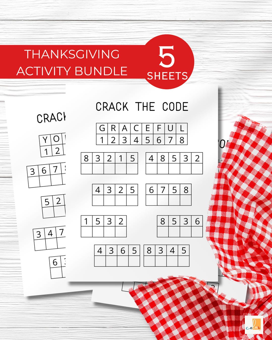 Crack the Code Printable Worksheet for Kids | Educational Spelling Game ...