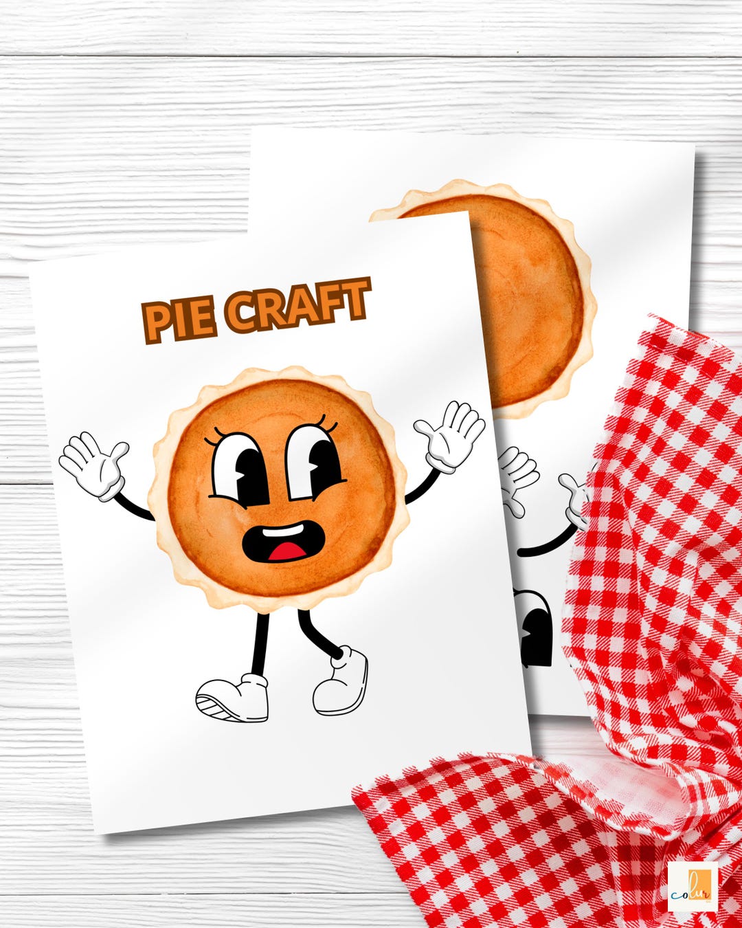 Build-a-pie Thanksgiving Craft for Kids – Printable Cut and Paste Fall ...