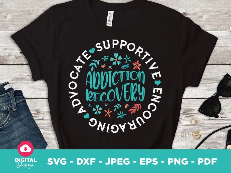 Addiction Recovery Awareness Svg Png Addiction Recovery - Etsy
