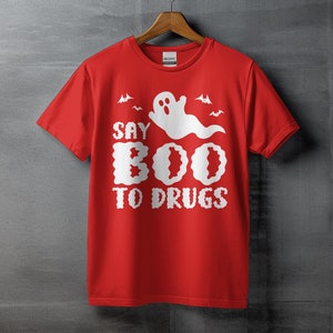 Red Ribbon Week Svg Png, Say Boo to Drugs Svg, Drug Free Svg, Red ...