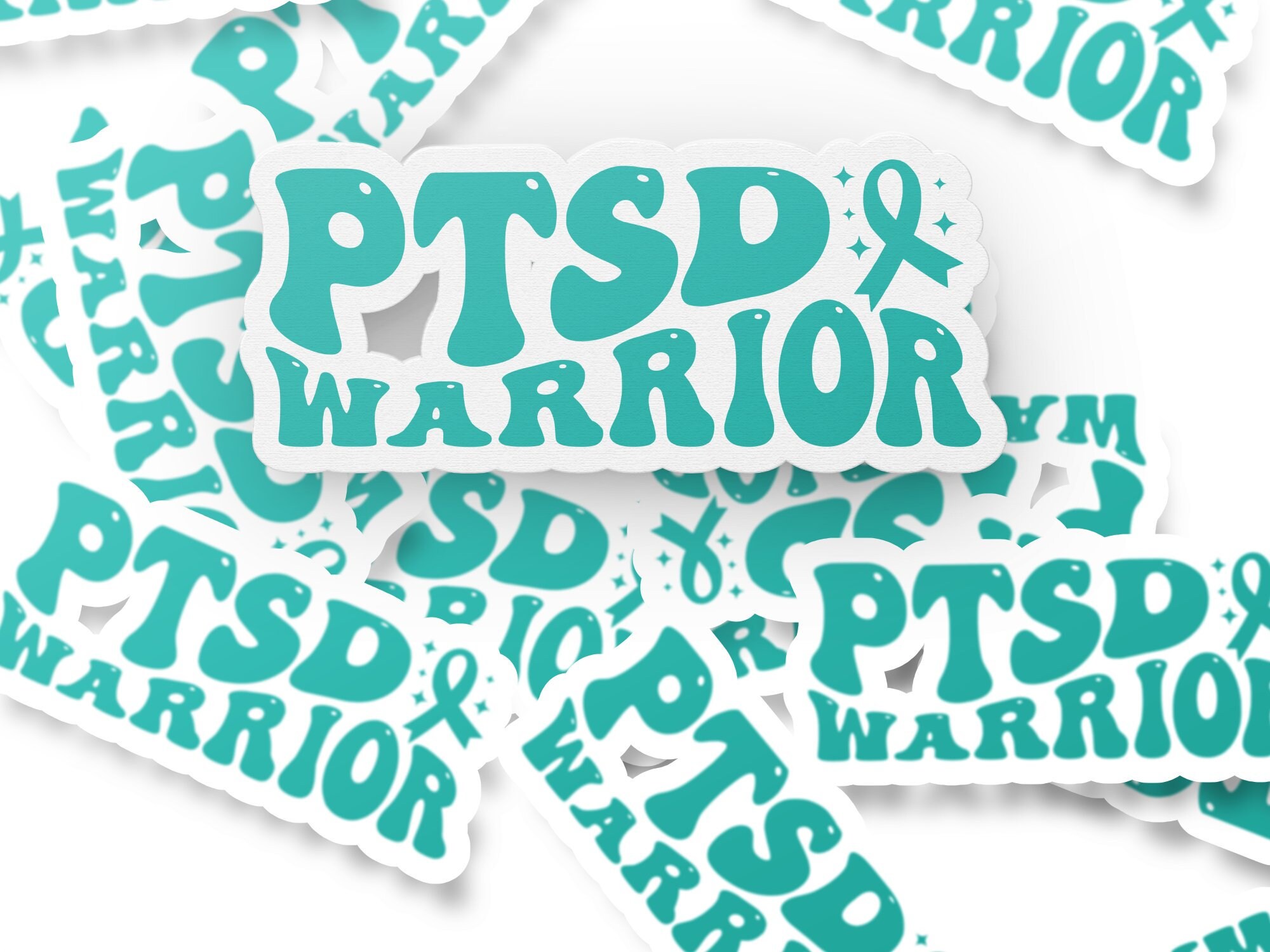 PTSD Warrior Svg PTSD Awareness Svg Png Teal Ribbon - Etsy