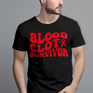 Blood Clot Survivor Svg, Blood Clot Awareness Svg Png, Red Ribbon Svg ...