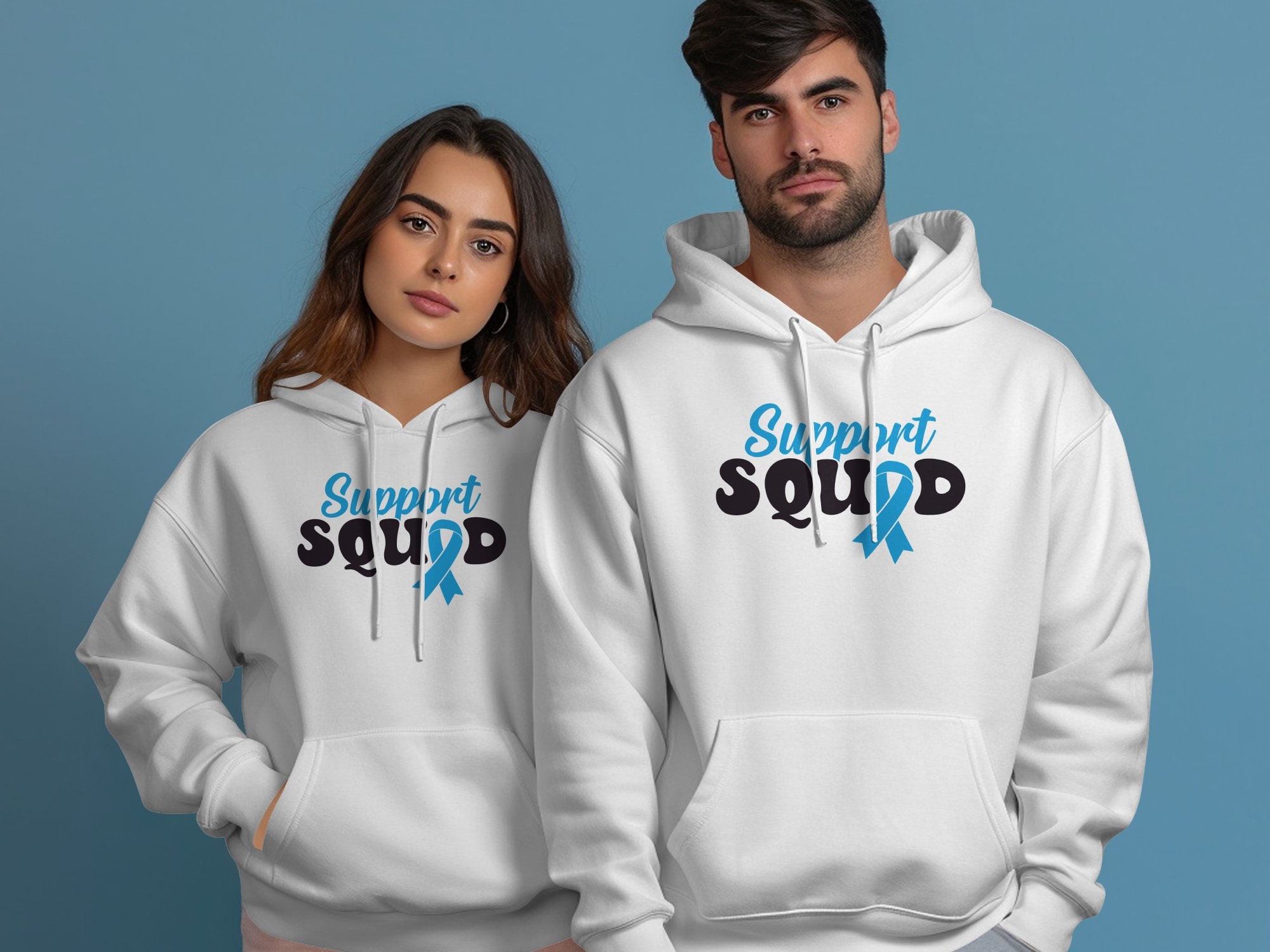 Support Squad Svg Png Blue Ribbon Svg Colon Cancer Svg Als - Etsy