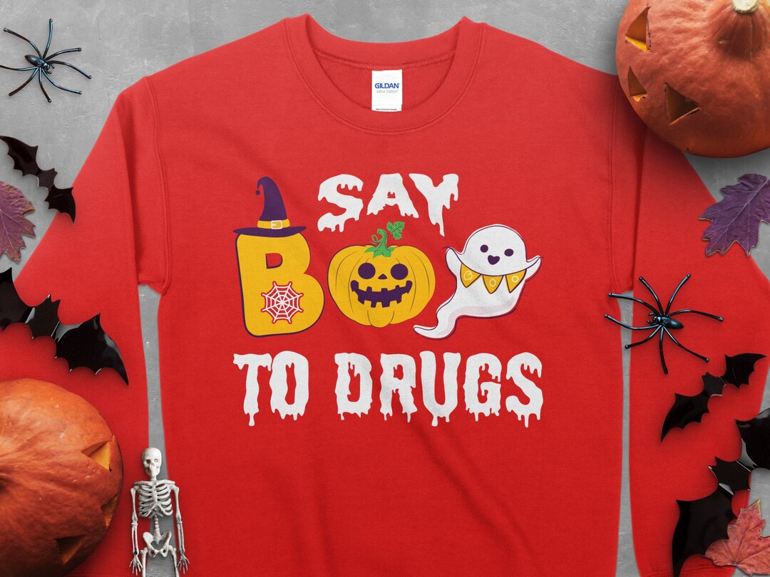 Red Ribbon Week Svg Png, Say Boo to Drugs Svg, Drug Free Svg, Red ...