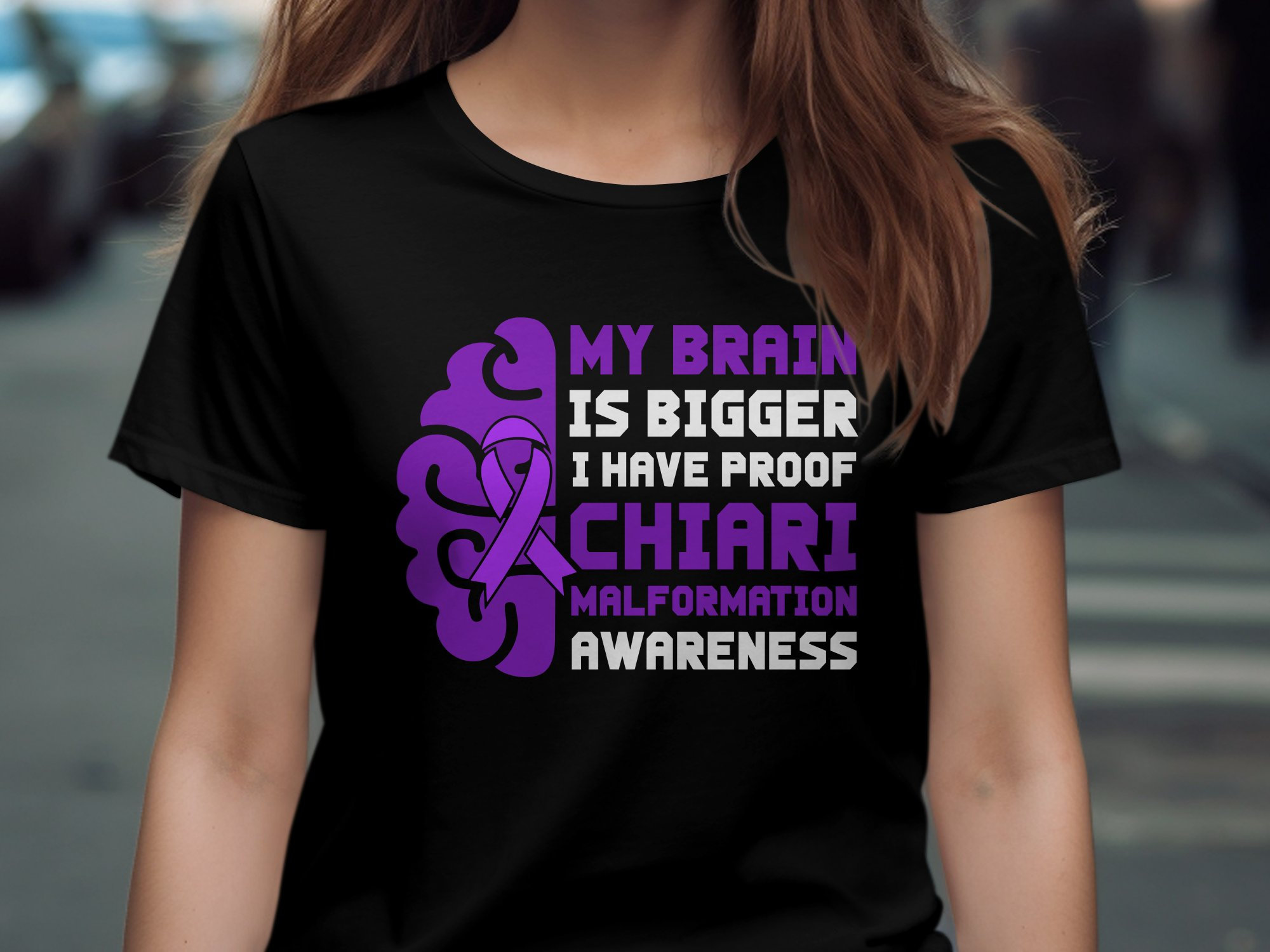 Chiari Malformation Awareness Svg Png, My Brain is Bigger I Have Proof ...