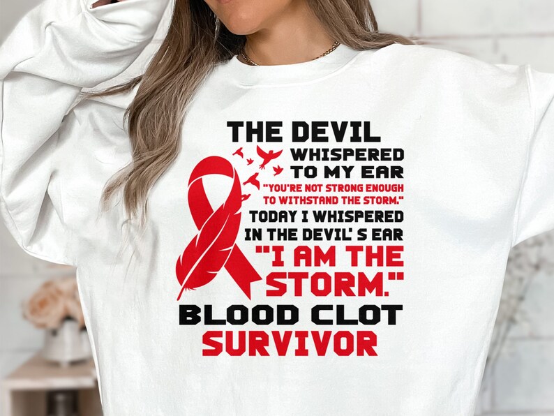 Blood Clot Survivor Svg, I'm the Storm, Blood Clot Awareness Svg Png ...