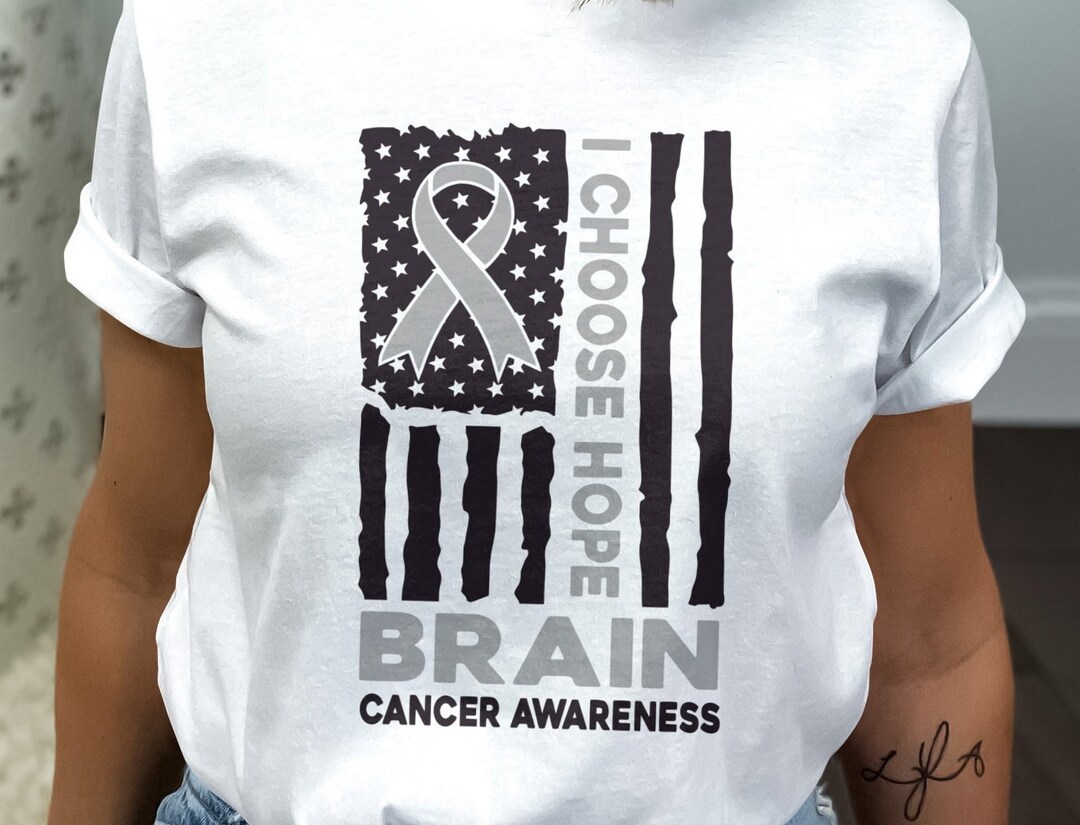 Brain Cancer Flag Svg Png, Brain Cancer Awareness Svg Cricut, Brain ...