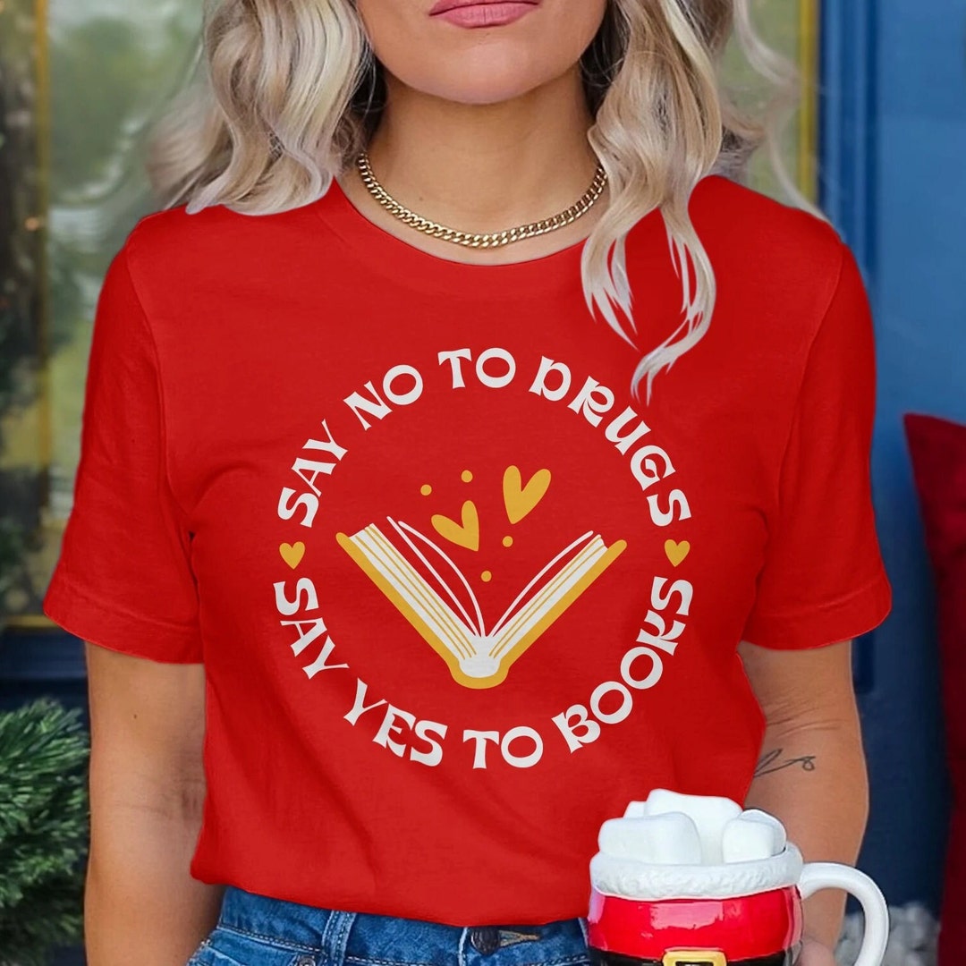 Red Ribbon Week Svg Png, Say No to Drugs Say Yes to Books Svg, Drug ...