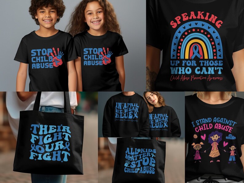 Child Abuse Prevention Awareness Svg Png Bundle, Child Abuse Svg Files ...