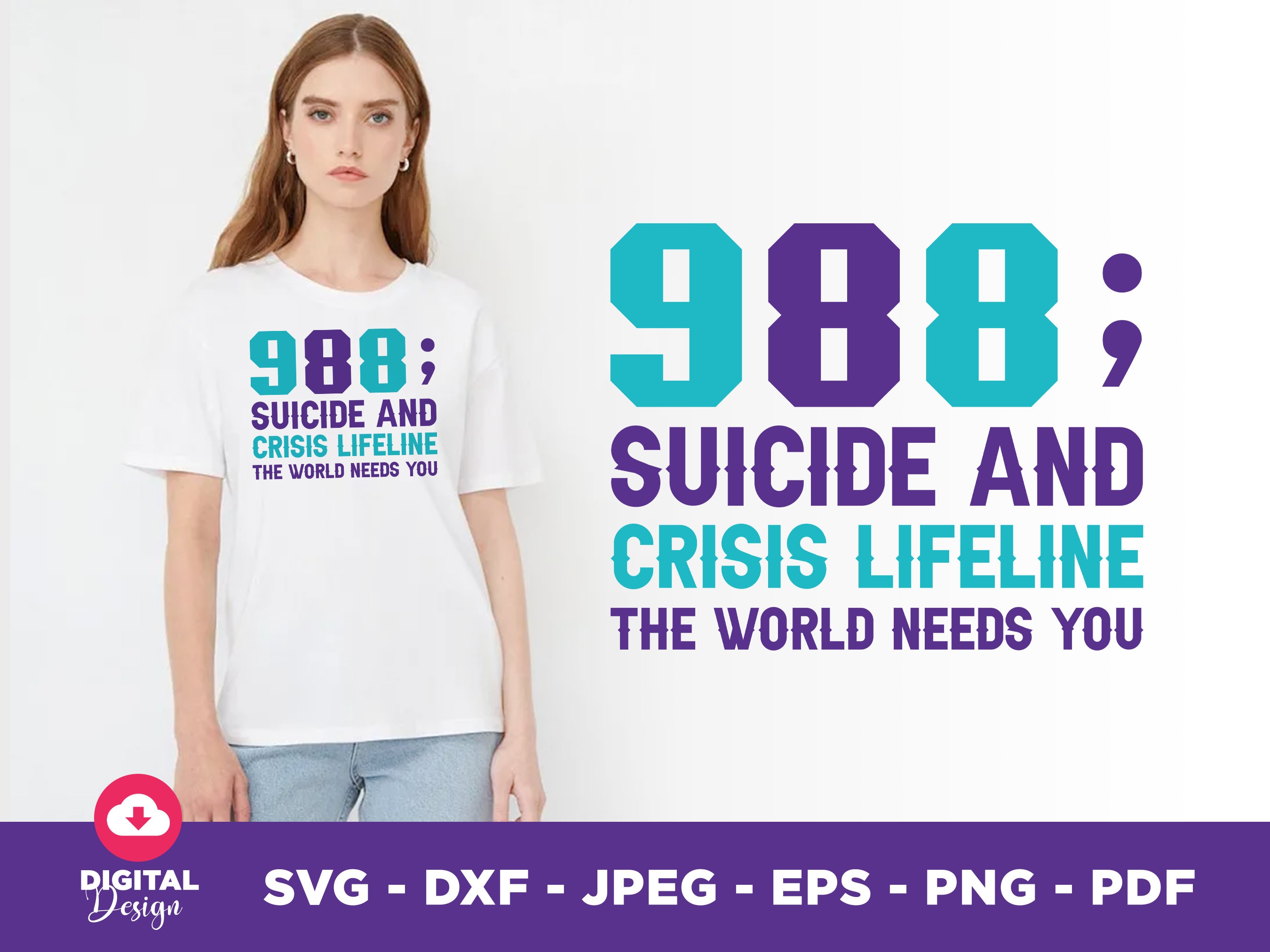 Suicide Prevention Awareness Svg Png Bundle, Suicide Prevention Week ...