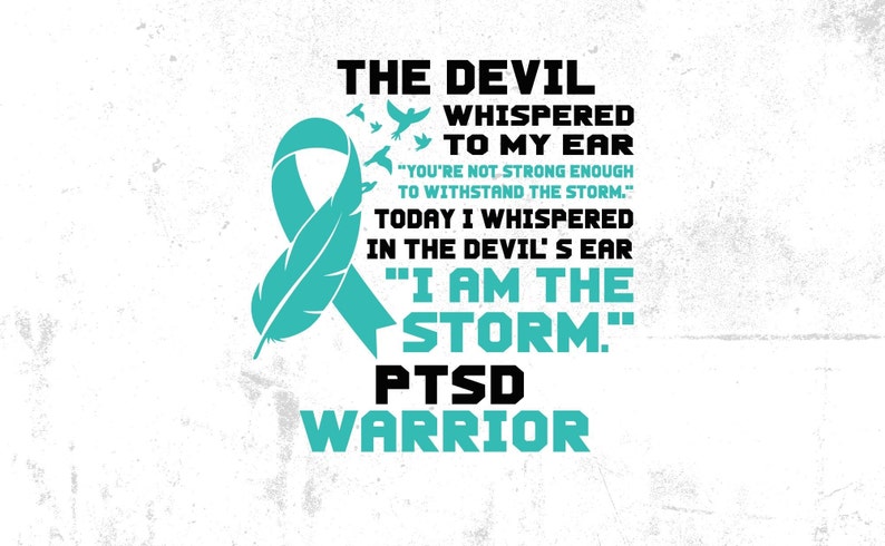 PTSD Warrior Svg I'm the Storm PTSD Awareness Svg Png - Etsy