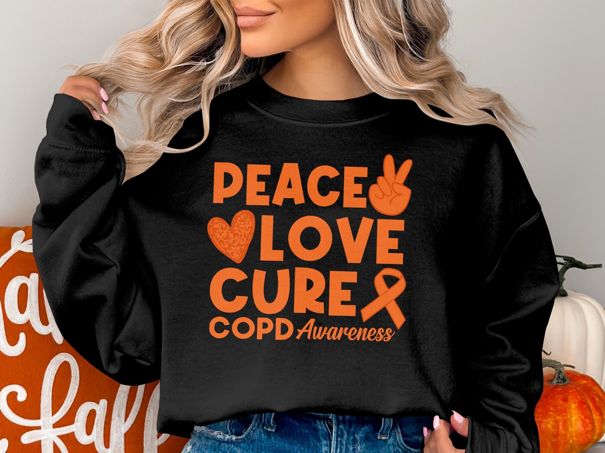 Peace Love Cure COPD Awareness Svg Png COPD Awareness Svg - Etsy