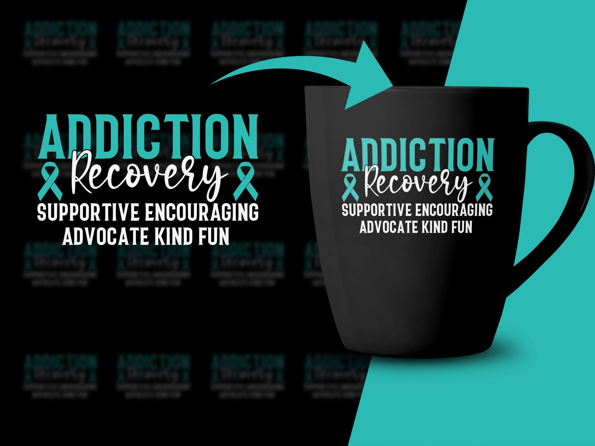 Addiction Recovery Awareness Svg Png Addiction Recovery - Etsy