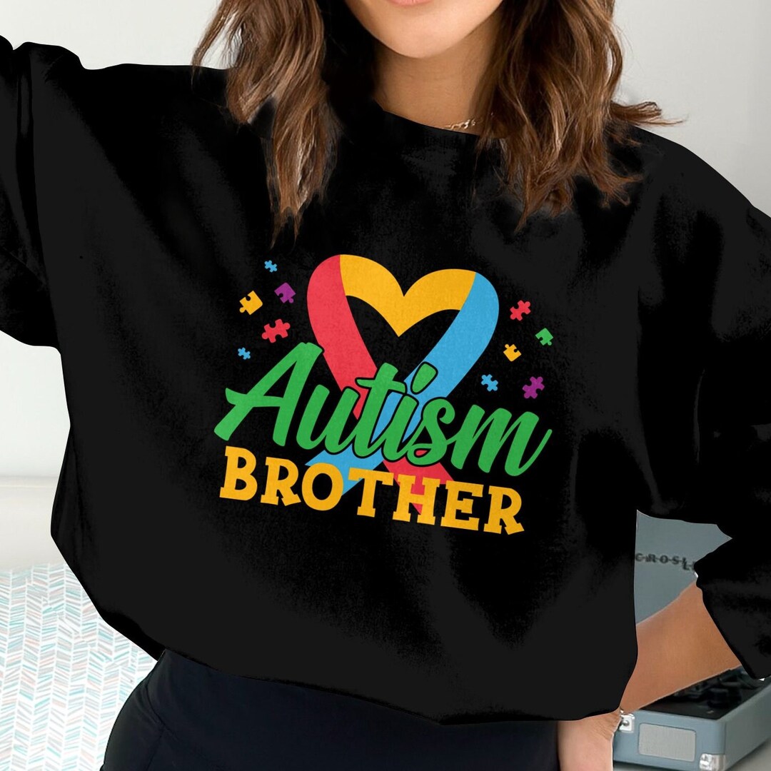 Autism Awareness Svg Png, Autism Brother Svg, Autism Puzzle Piece ...