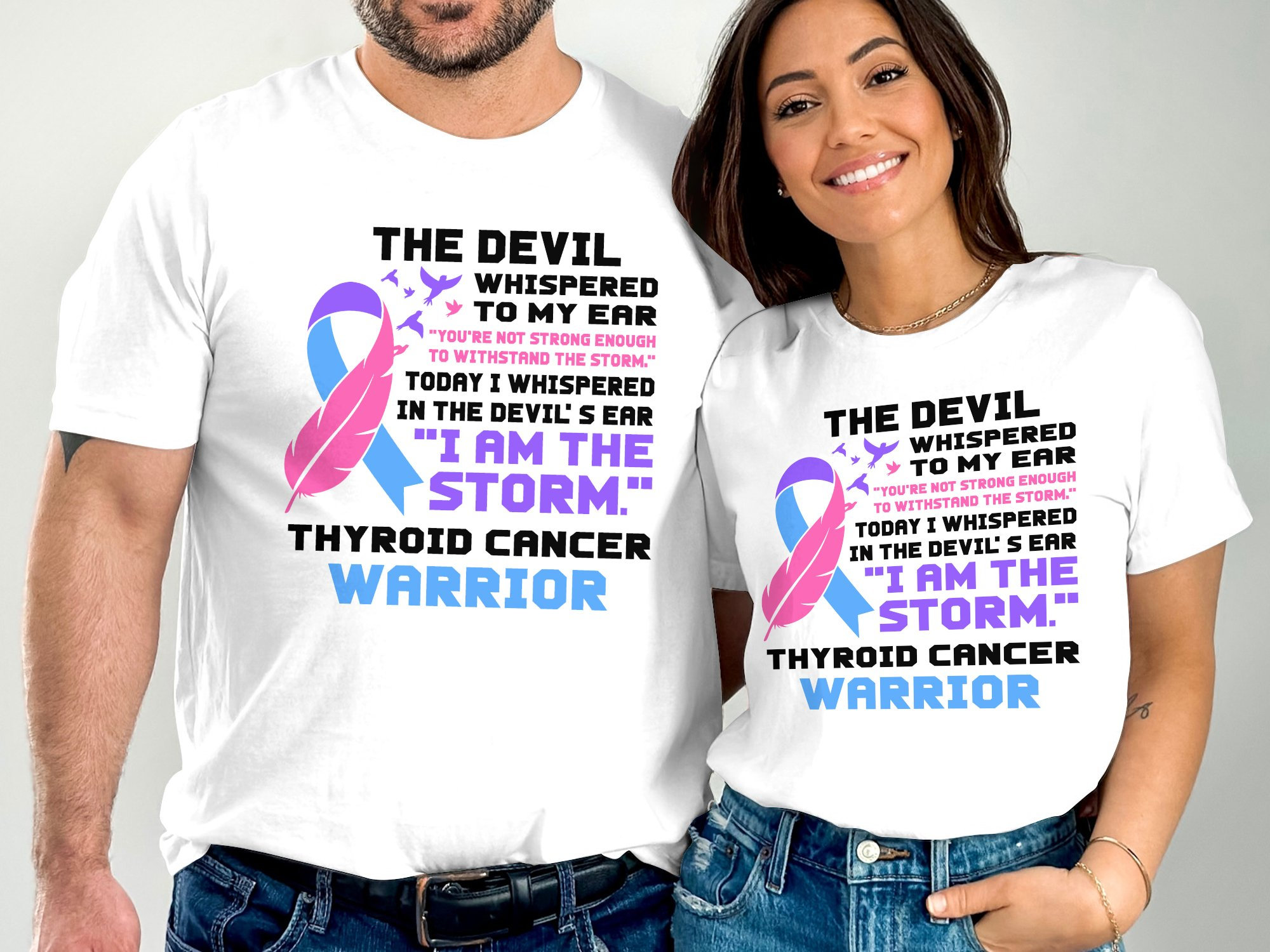 Thyroid Cancer Warrior Svg I'm the Storm Thyroid Cancer - Etsy