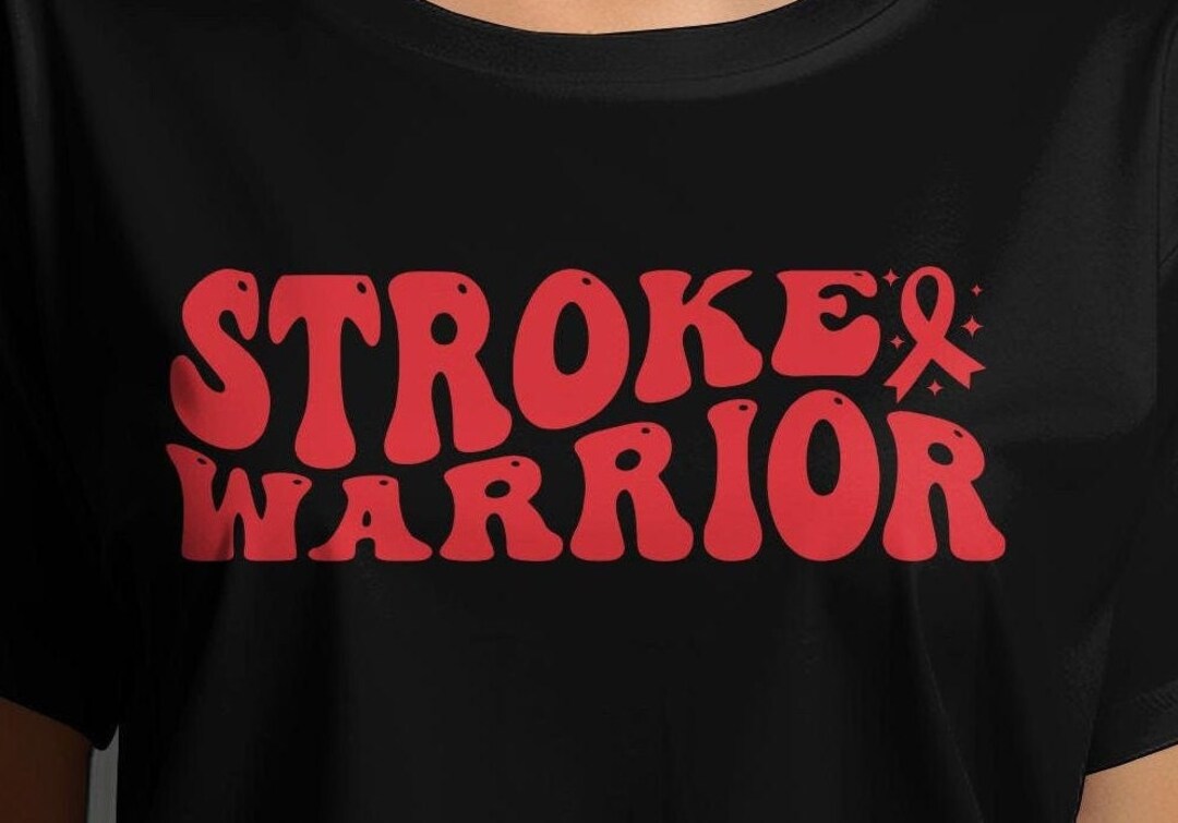 Stroke Warrior Svg, Stroke Awareness Svg Png, Red Ribbon Svg Cricut ...