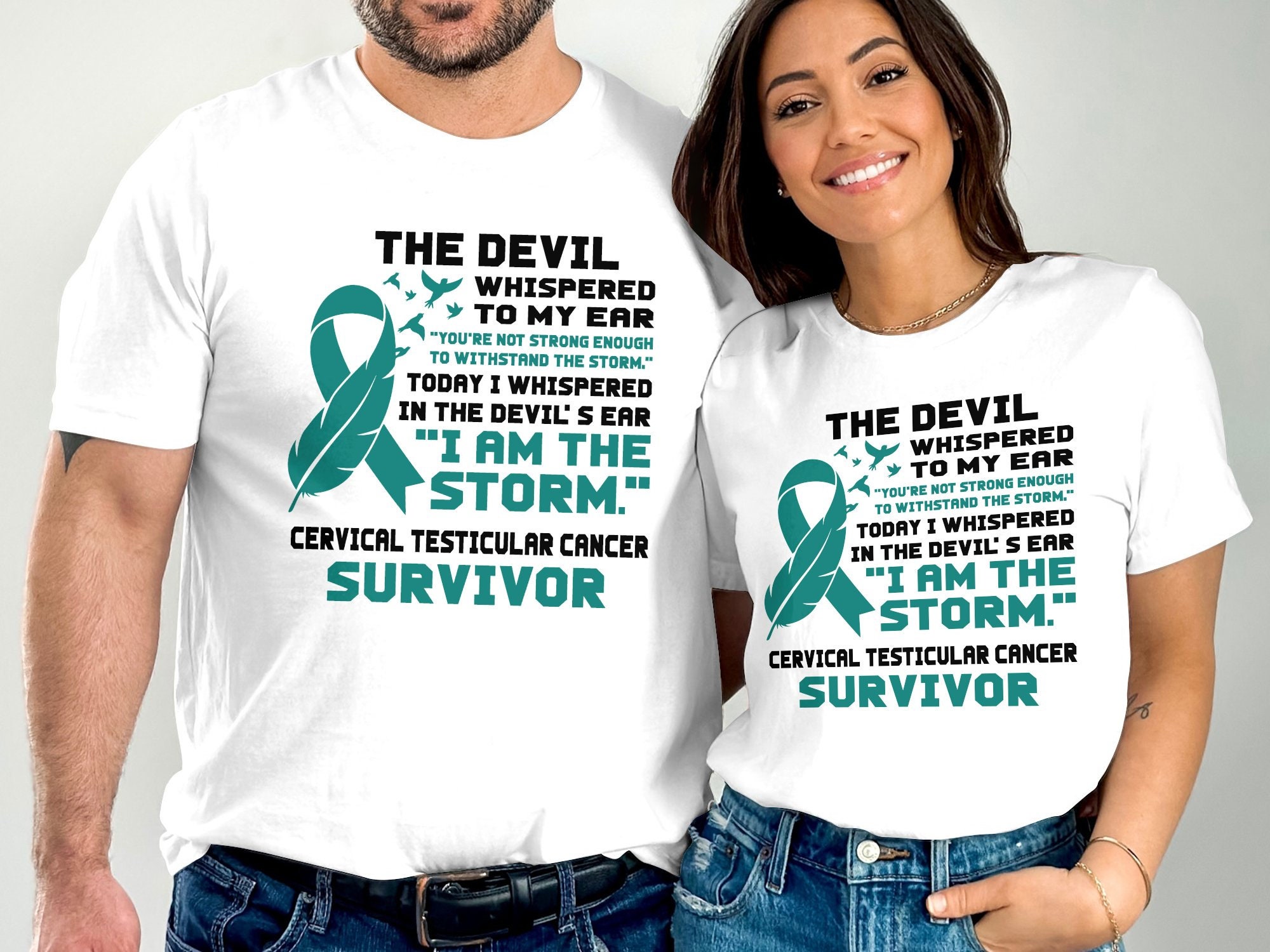 Cervical Testicular Cancer Survivor Svg Cervical Cancer Etsy