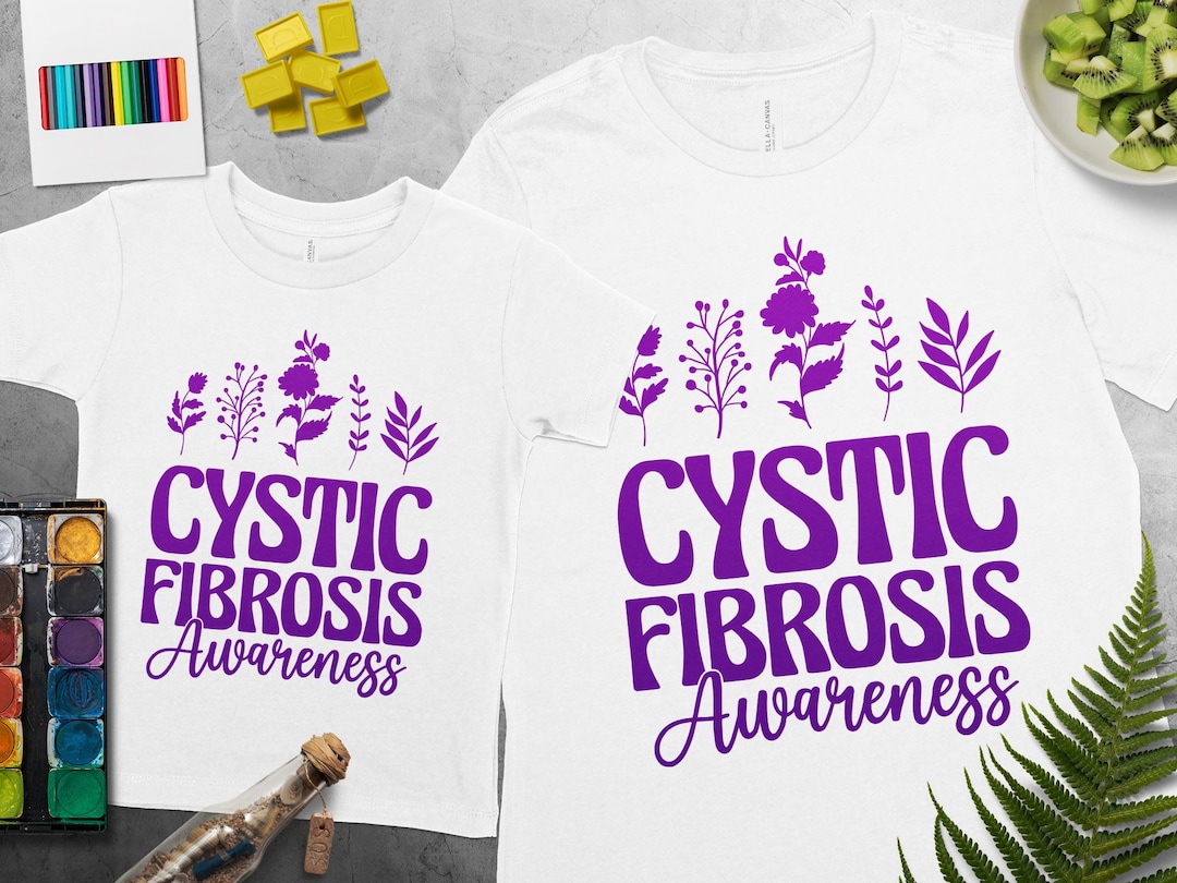 Cystic Fibrosis Awareness Svg, Cystic Fibrosis Svg Png, Purple Ribbon Svg, CF Support Svg Cricut ...