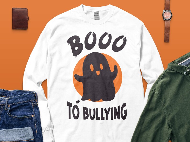 Boo to Bullying Svg Png, Unity Day Svg Png, Anti Bully Svg, Anti ...