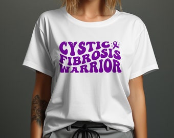 Cystic Fibrosis Awareness Svg Png, Support Squad Svg, Purple Ribbon Svg ...
