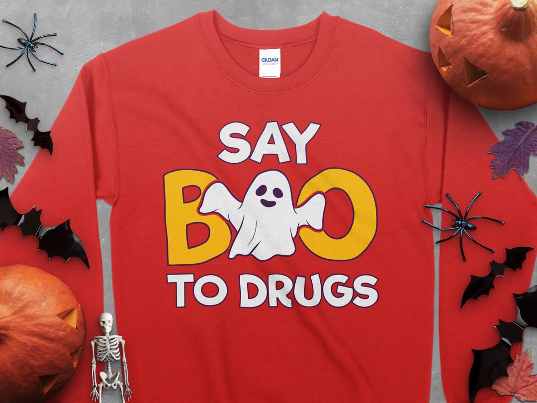 Red Ribbon Week Svg Png, Say Boo to Drugs Svg, Drug Free Svg, Red ...