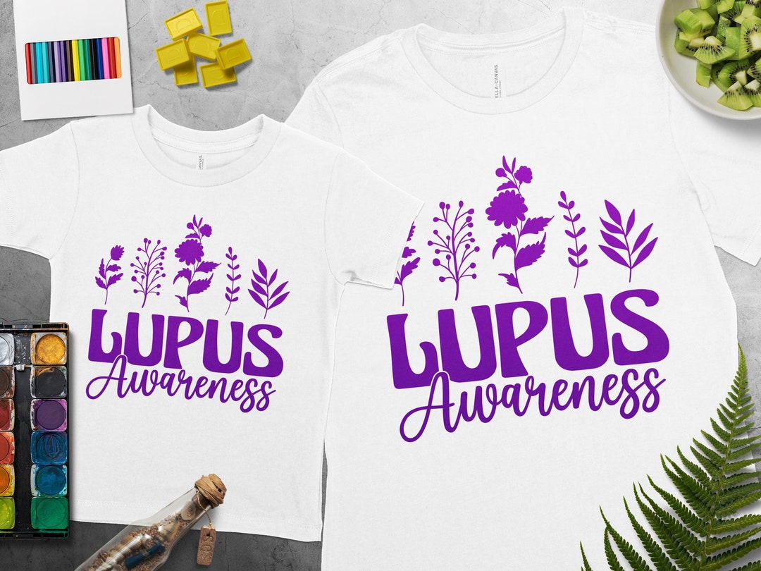 Lupus Awareness Svg, Lupus Svg Png, Support Lupus Purple Ribbon Svg ...