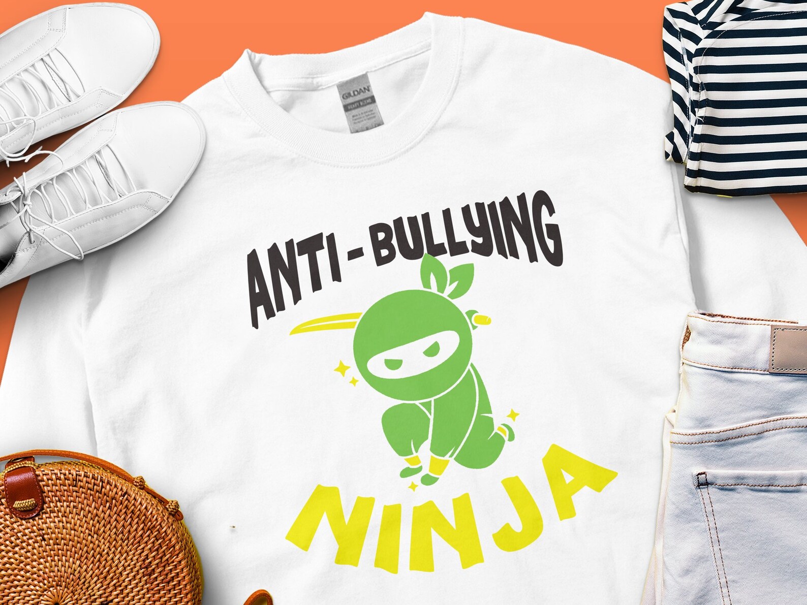 Unity Day Svg Png, Anti Bullying Ninja Svg, Anti Bully Svg, Anti ...