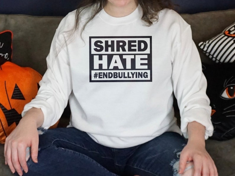 Unity Day Svg Png, Shred Hate #endbullying Svg, Anti Bully Svg, Anti ...