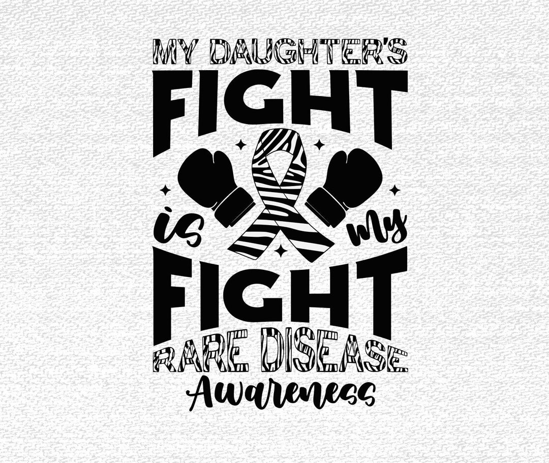 My Daughter's Fight is My Fight Png Svg, Rare Disease Awareness Svg, Ehlers-danlos Syndrome Png ...