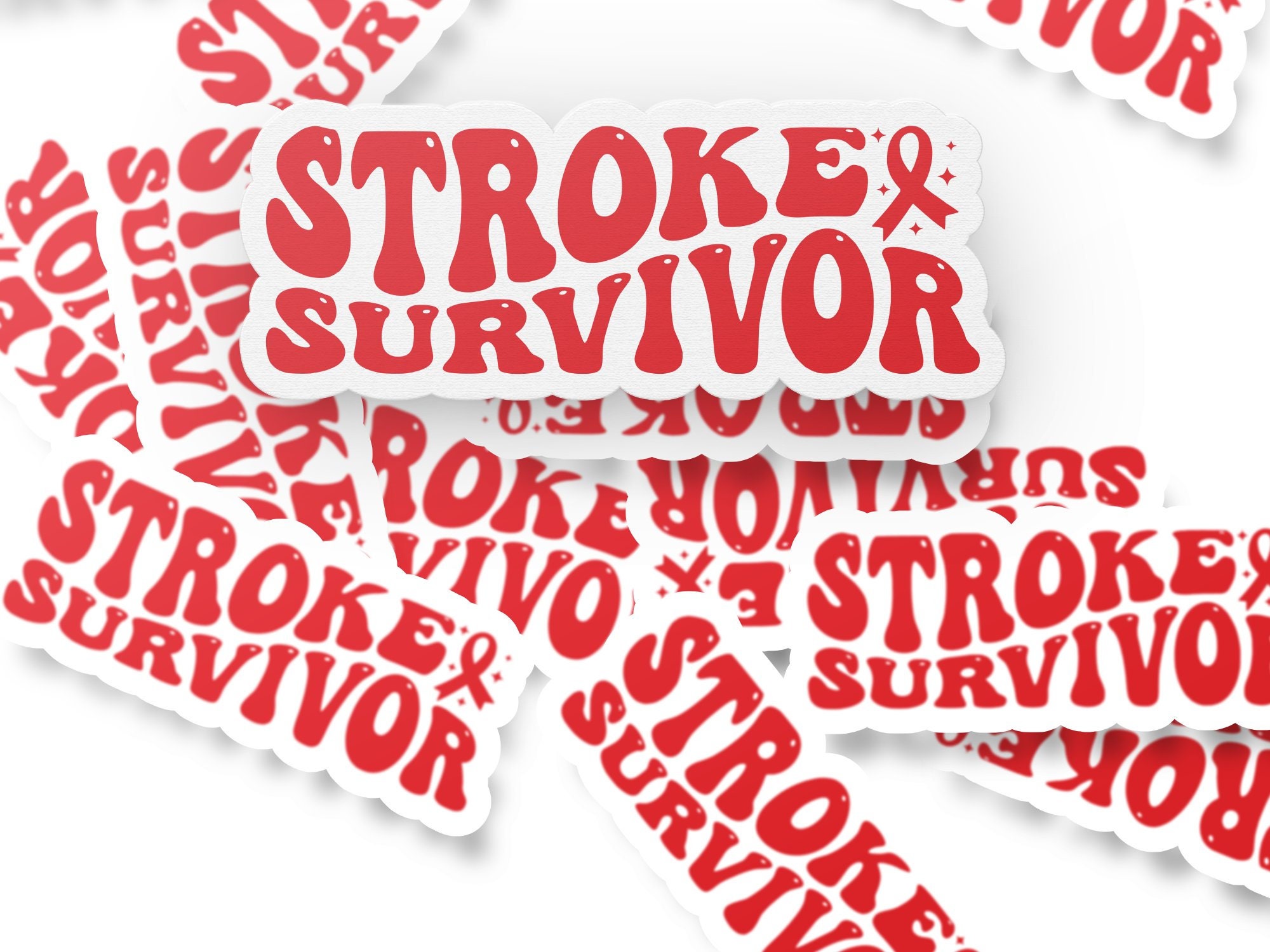 Stroke Survivor Svg Stroke Awareness Svg Png Red Ribbon Svg - Etsy