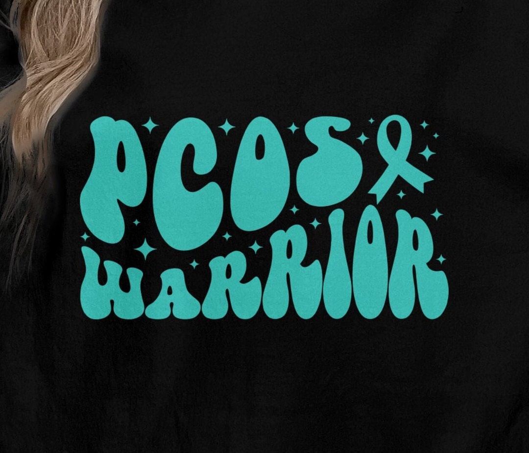PCOS Warrior SVG, Teal Ribbon Awareness, Cricut File (digital Download ...