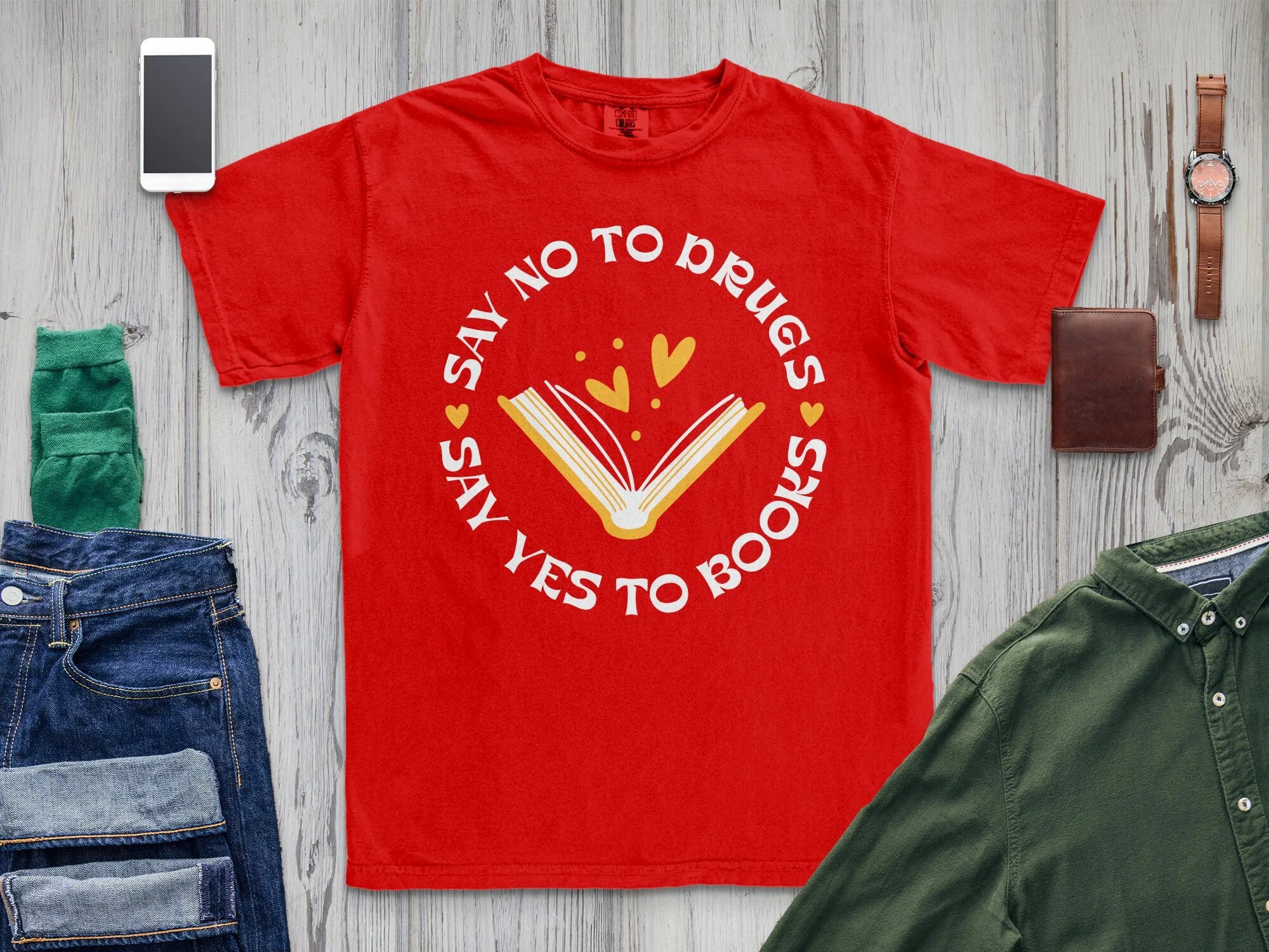 Red Ribbon Week Svg Png Say No to Drugs Say Yes to Books Svg - Etsy