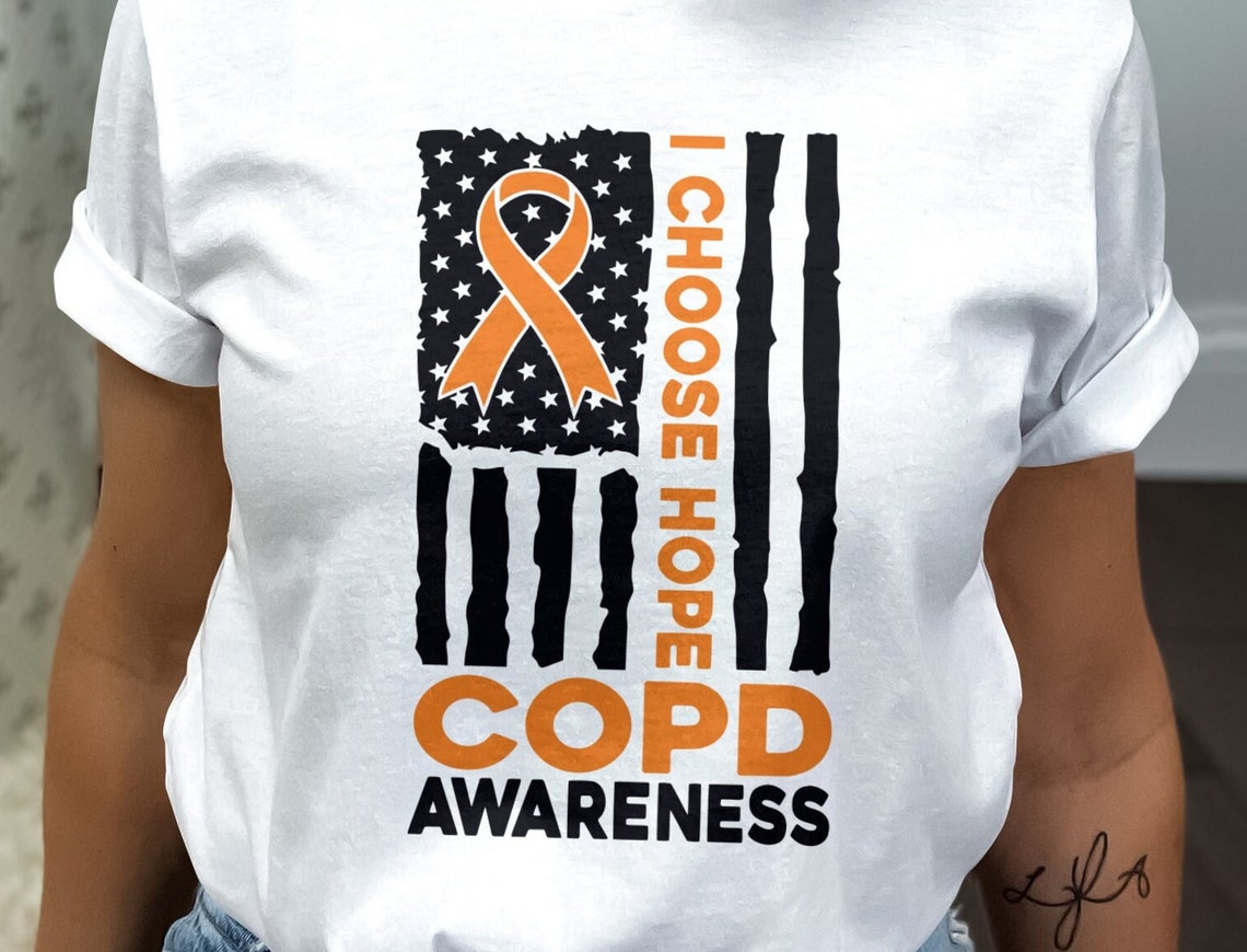 Copd Flag Svg Png, Copd Awareness Svg Cricut, Copd Warrior Png, Copd ...