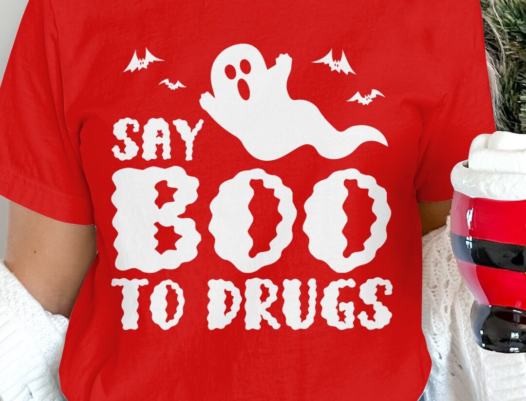 Red Ribbon Week Svg Png, Say Boo to Drugs Svg, Drug Free Svg, Red ...