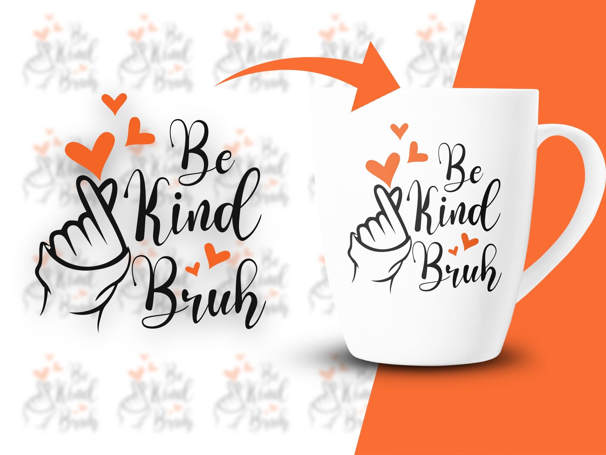 Unity Day Svg Png Be Kind Bruh Svg Hand Sign Love Svg Anti - Etsy