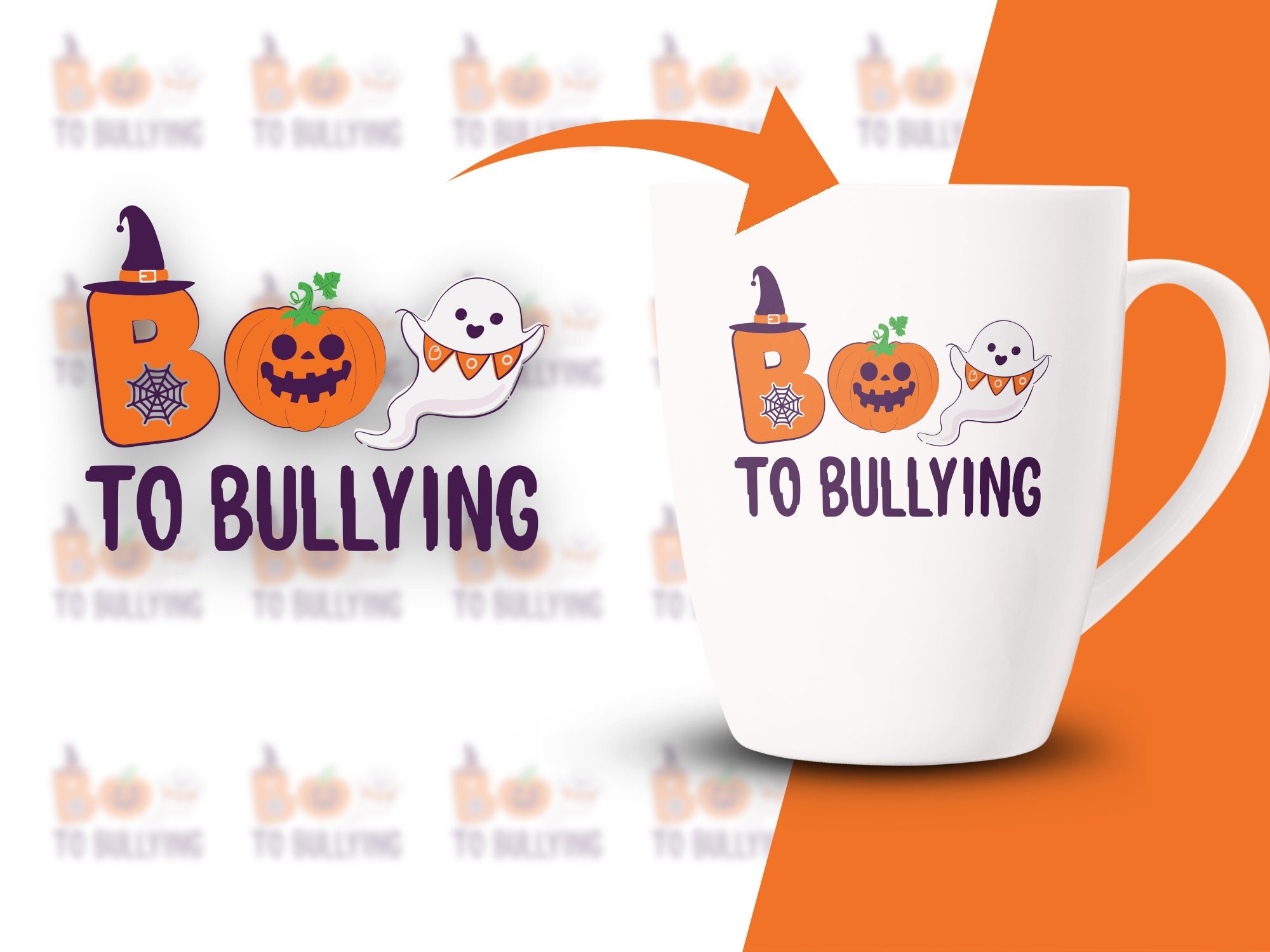 Boo to Bullying Svg Png Unity Day Svg Png Anti Bully Svg - Etsy
