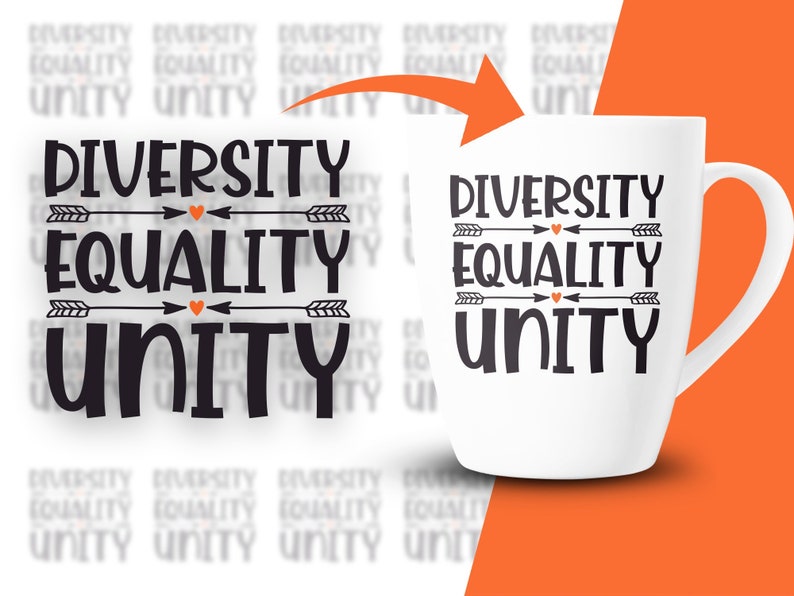 Unity Day Svg Png, Diversity Equality Unity Svg, Anti Bully Svg, Anti ...